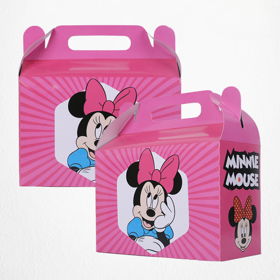 Pack of 10 | Minnie & Mickey Mouse Theme Goodie Boxes | For | Minnie ...