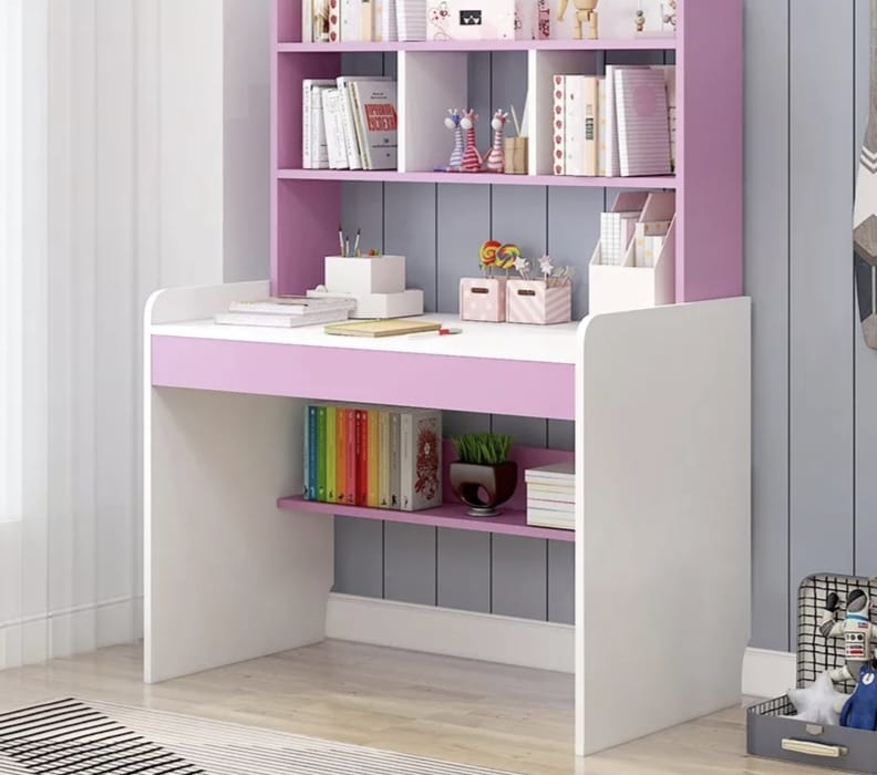 High Gloss Study Computer Desk Home Kids Computer Table Study Table ...