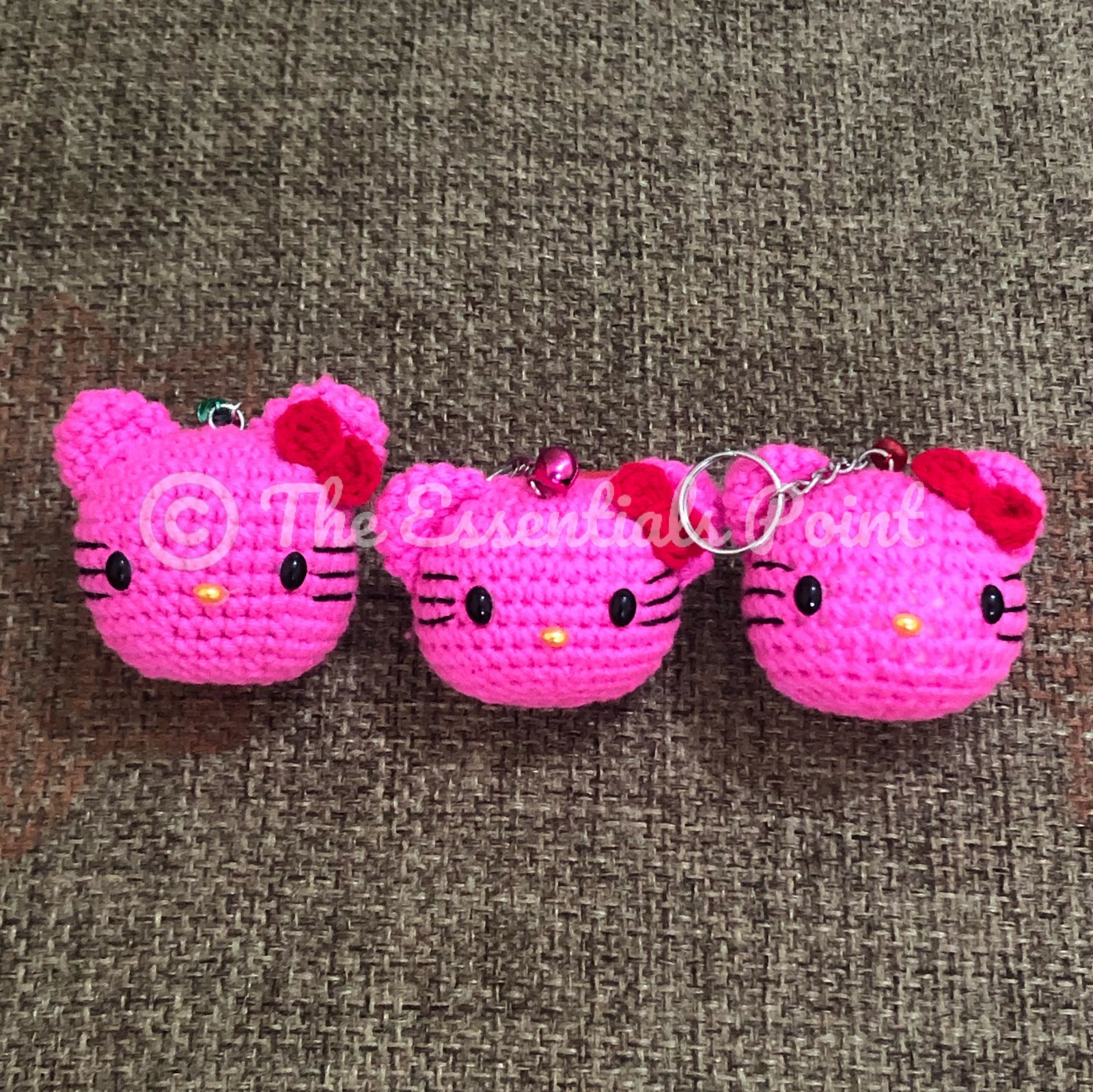 Imported crochet keychain - handmade / handwoven / amigurumi keyring ...