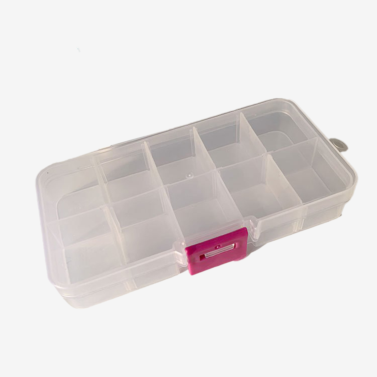 Enacolor 10 Grid Transparent Plastic Storage Box | Daraz.pk