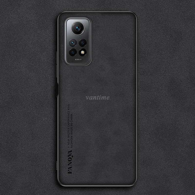 Vantime for Xiaomi Redmi Note 12 Pro 4G Case Soft Pure Leather Slim Matte Back Cover | Daraz.pk