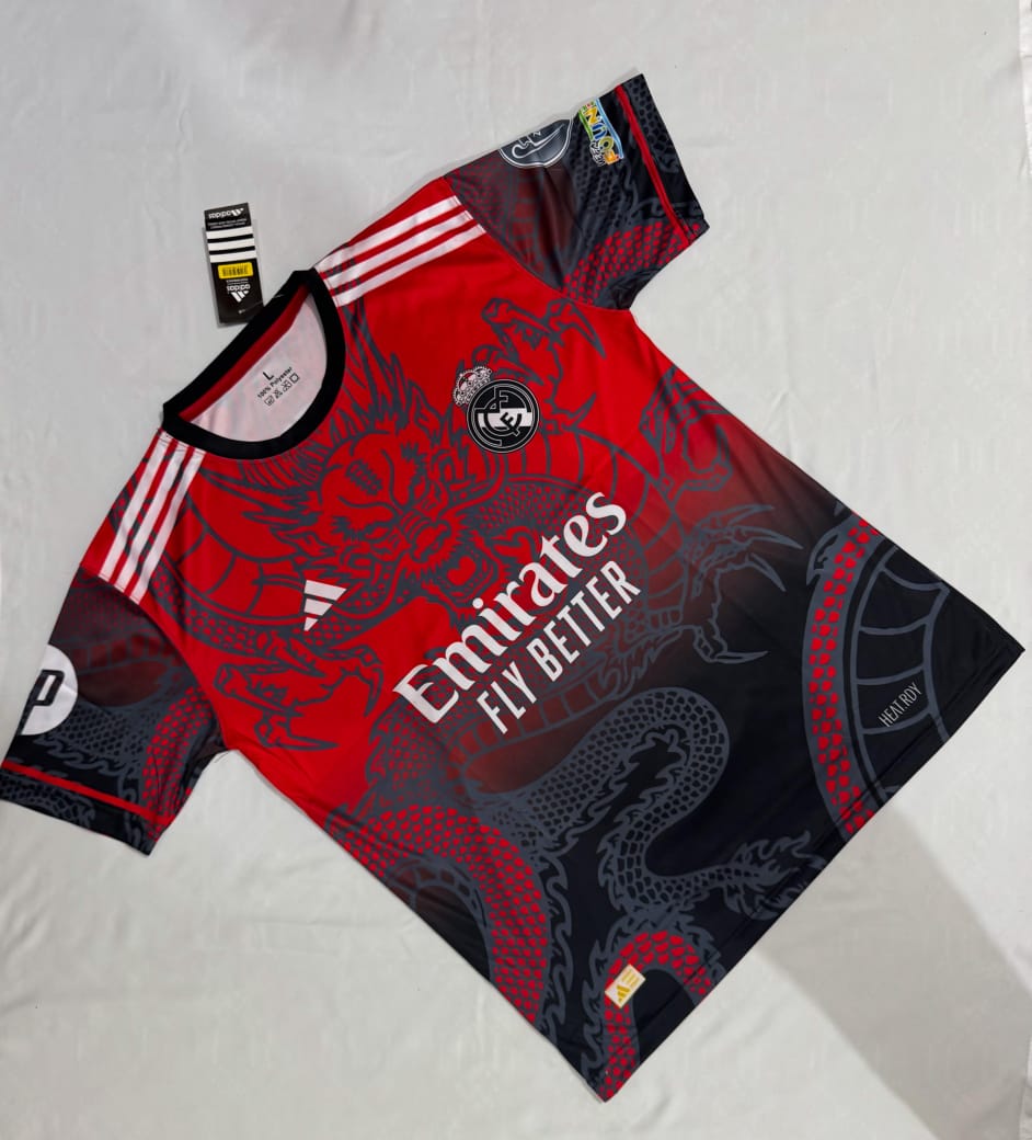 RONALDO REAL MADRID DRAGON FOOTBALL JERSEY | Daraz.pk