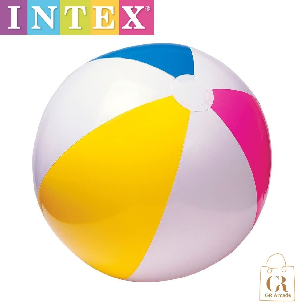 Intex beach ball for swimming pool - Glossy Panel ball - 24"Intex beach ...