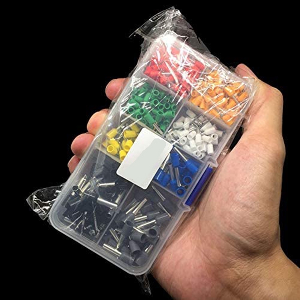 400Pcs E0506-E6012 European Style Tubular VE Tube Terminal E Tube ...