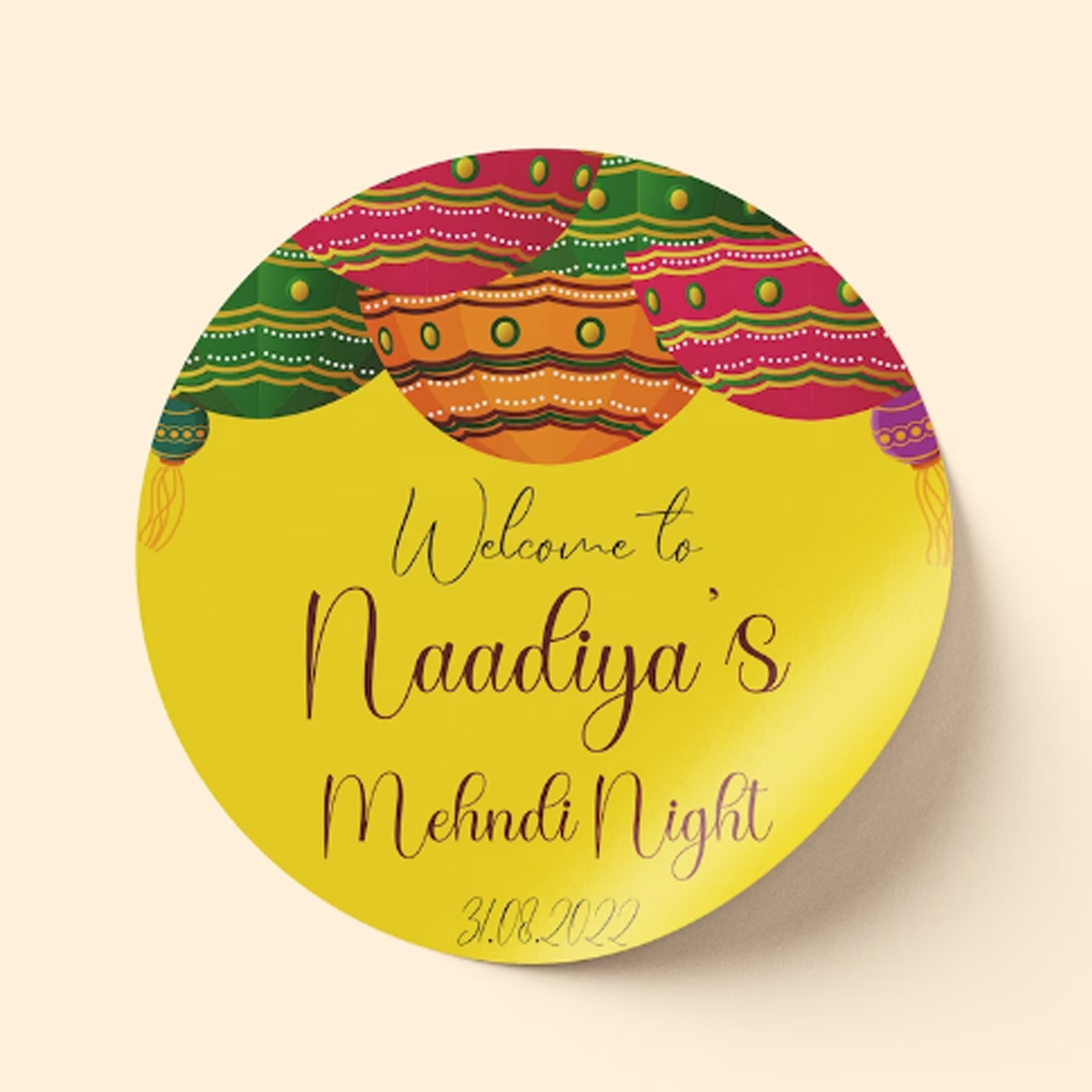 Customize Baat Pakki Mithai Cupcake Toppers Pack of 10 Engagement ...