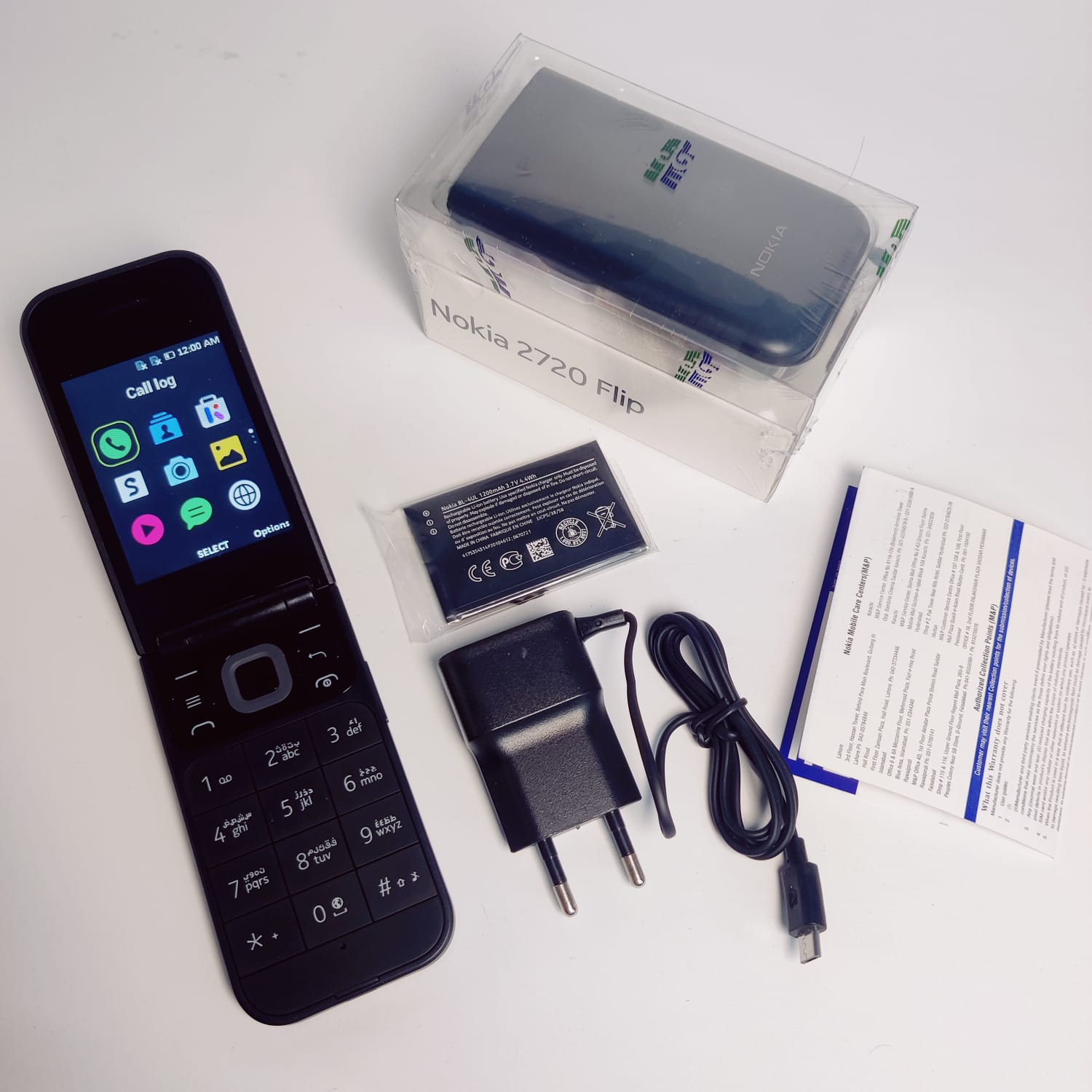 Nokia 2720 Flip Dual Sim Mobile Large Display Pta Approved 1 Year Brand ...