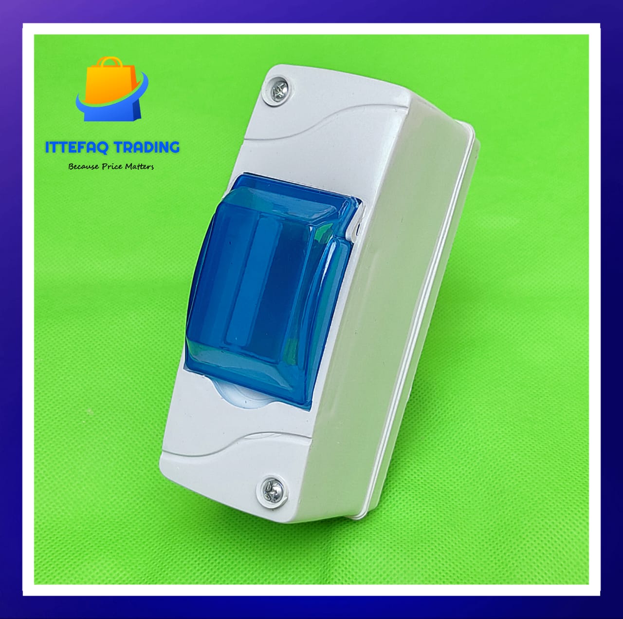 Electrical Distribution Box 2 Ways Circuit Breaker Box Wall Mounted ...