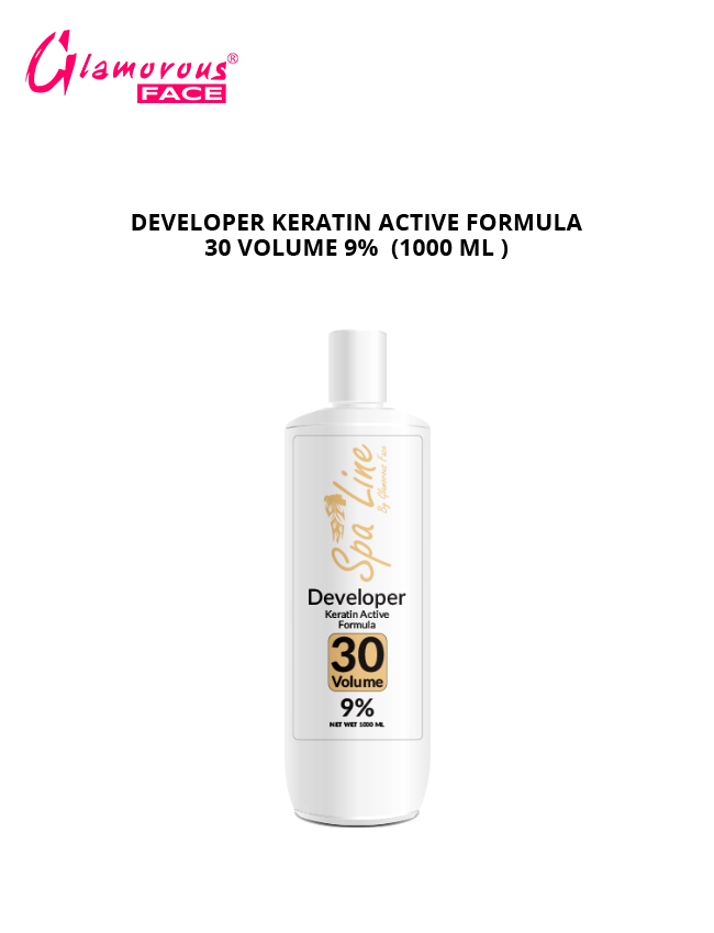 Glamorous Face Spa Line Developer Keratin Active Formula 1000ML | Daraz.pk