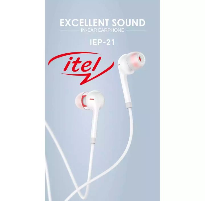 Itel IEP-21 Wired Handsfree Original | Daraz.pk