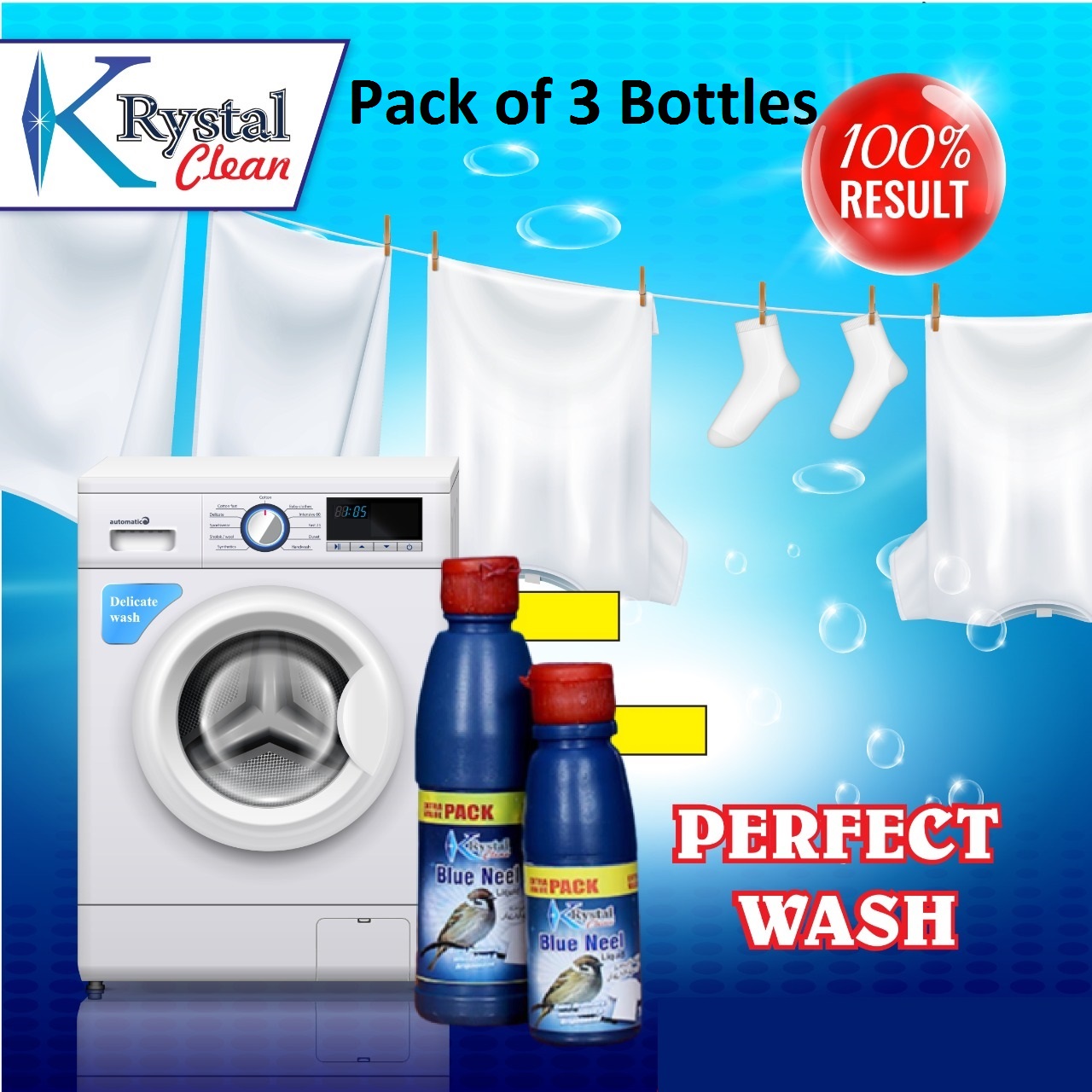 Blue Neel - Brighten Your Clothes - 150 ml - ( Bundle of 3 bottle ...