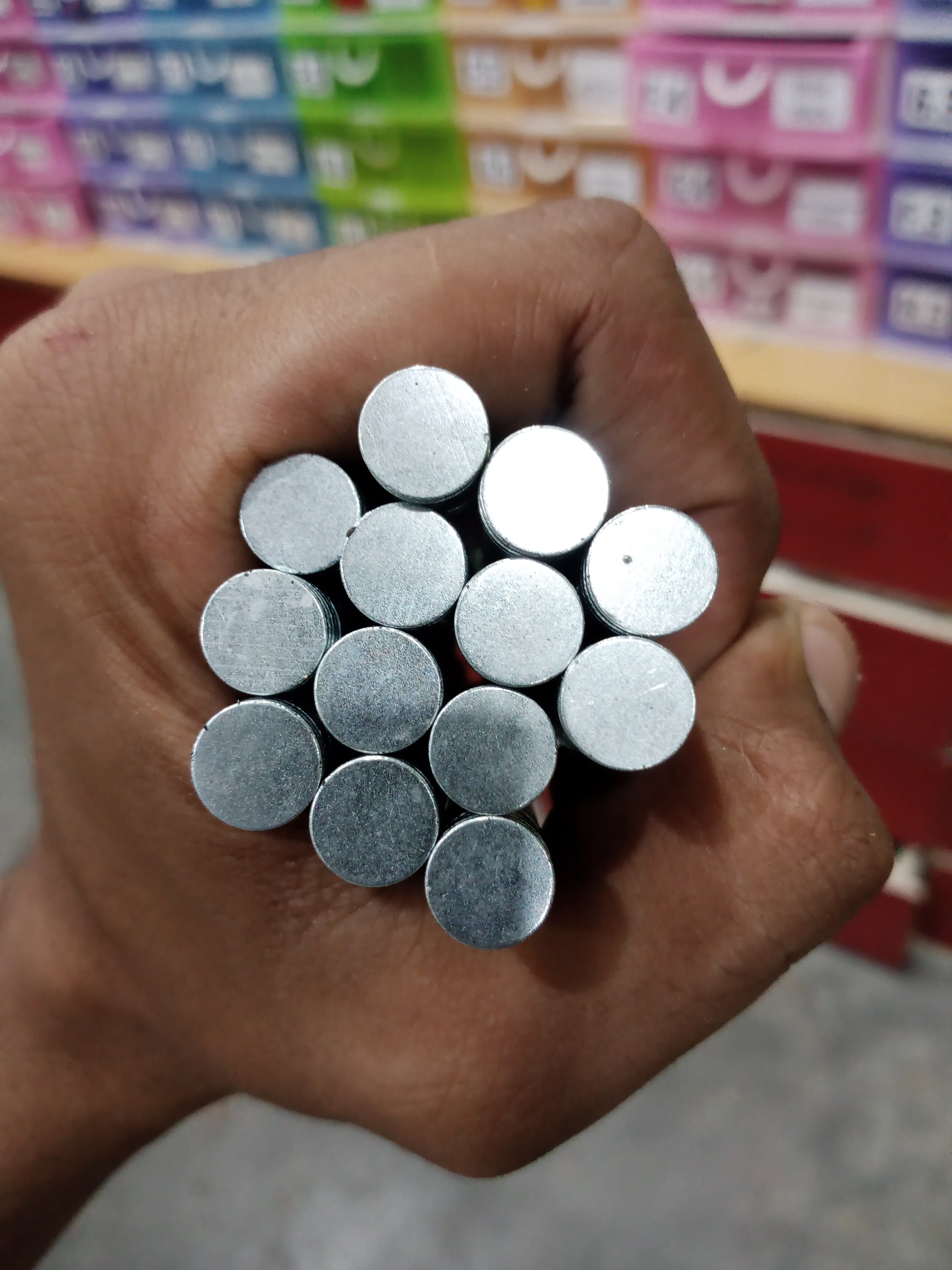 10pcs NdFeB 10x1.5mm full-size super strong magnet Permanent | Daraz.pk
