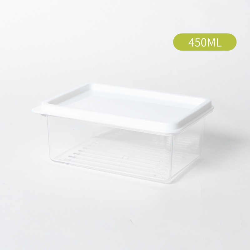 Transparent Food Container PE Food Storage Box with Lid Japanese-style ...