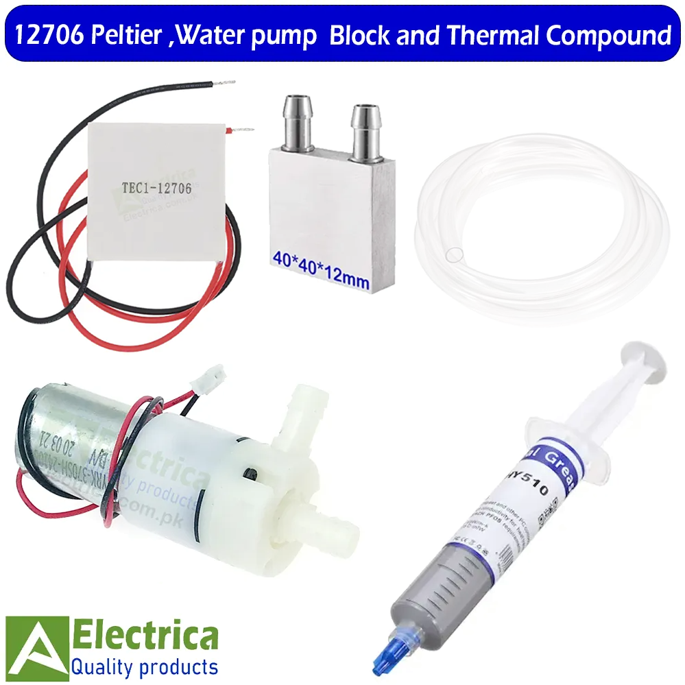 TEC1-12706 Peltier Module , HY510 Thermal Compound Grease Paste 40*40 ...