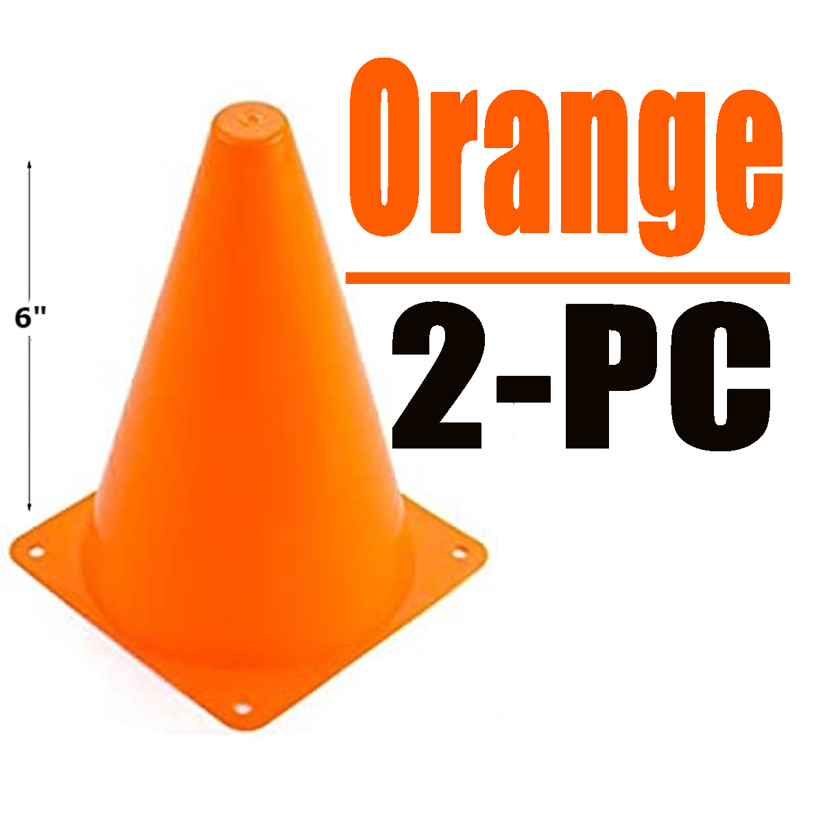 6 inch Multipurpose Training Cones Football Basketball, Soft & Durable ...