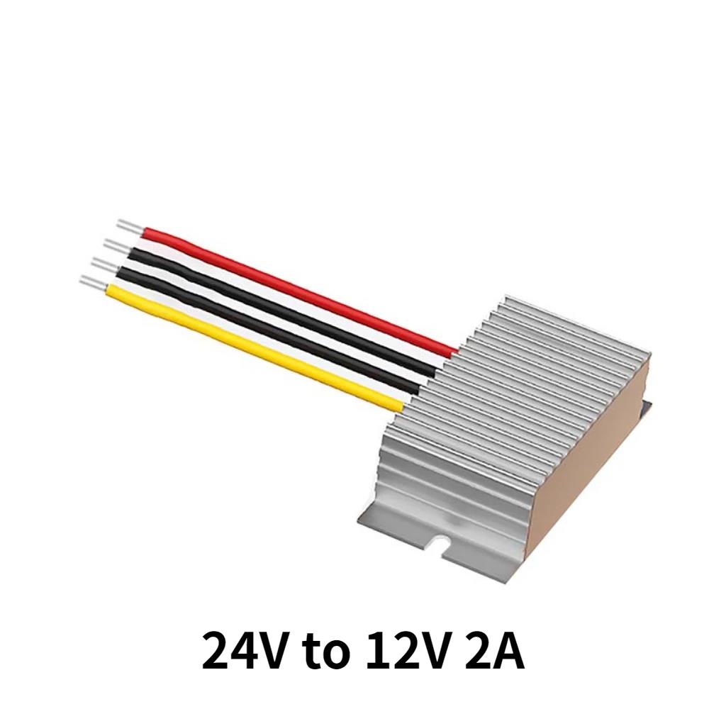 2024 24V to 12V 1A-5A Buck Model Converter 60W Waterproof DC DC Step Down Model Power Converter ...