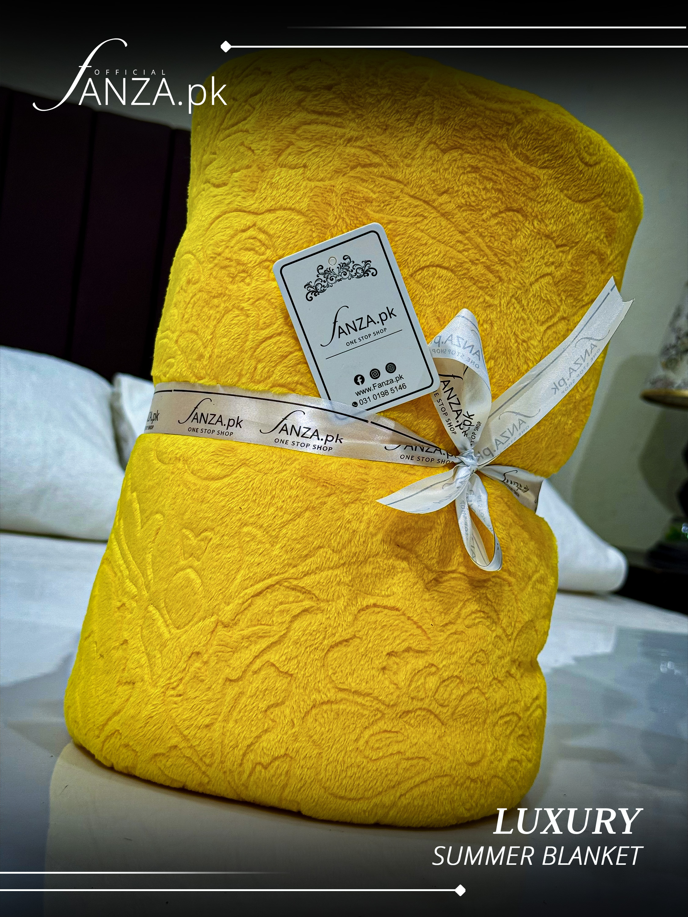 Sumptuous Embossed Double Bed King Size Blanket - Luxury Quality Fleece ...