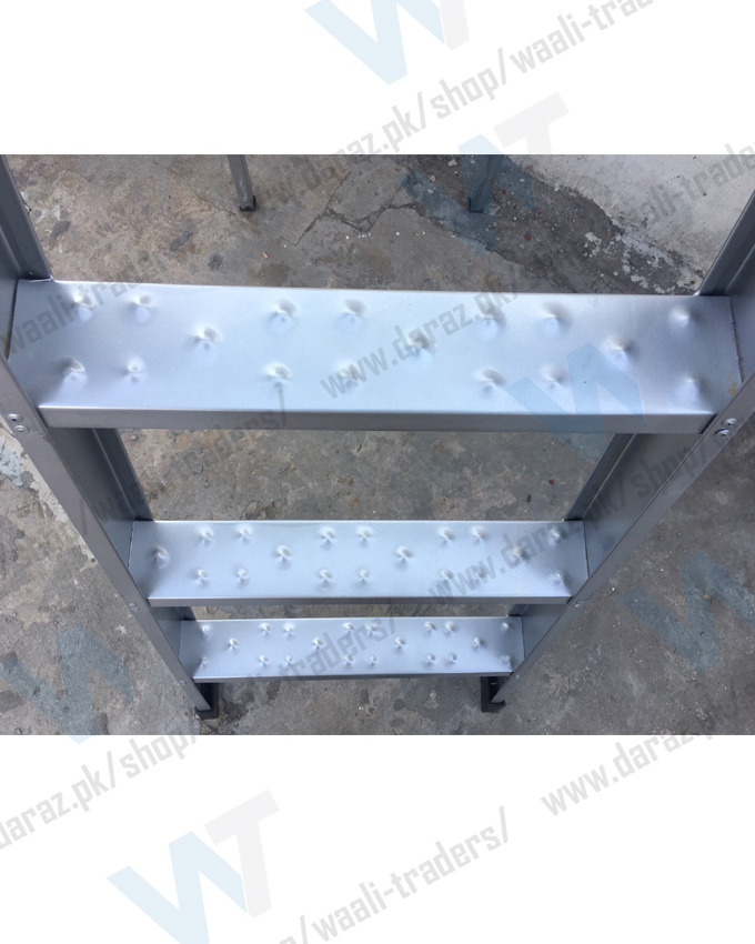 6 Step Folding Ladder non Slipped Pedal, Strong and Heavy Duty IRON ...