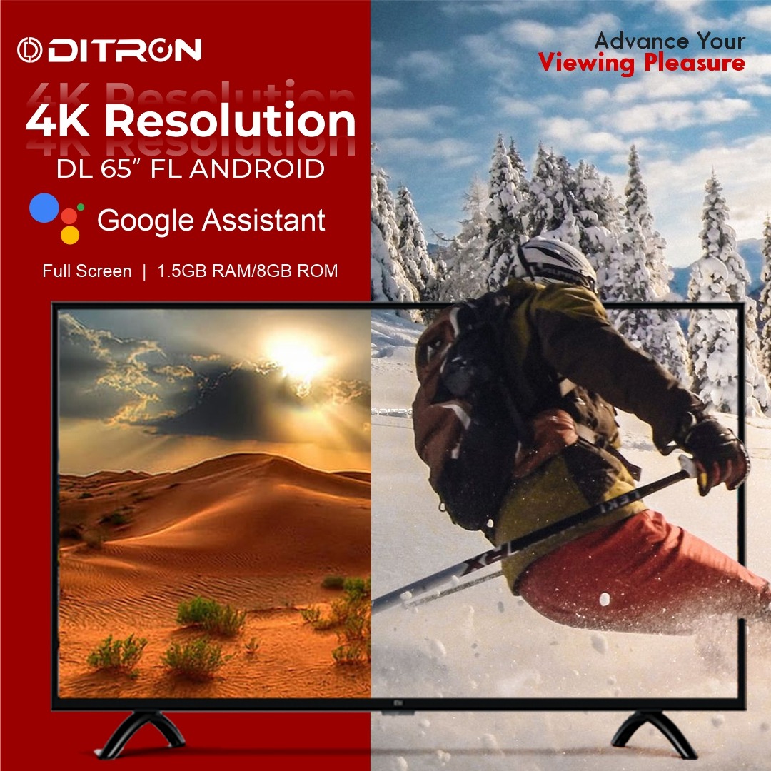Ditron Led Tv Android-DL 65 "FL ANDROID FRAMLESS | Daraz.pk