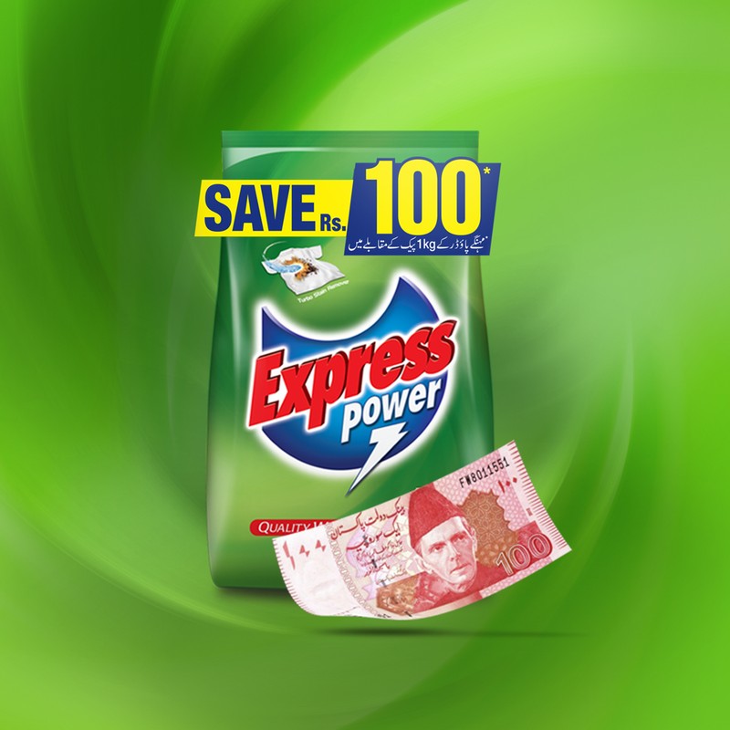 Express Power 1kg - Detergent Washing Powder | Daraz.pk
