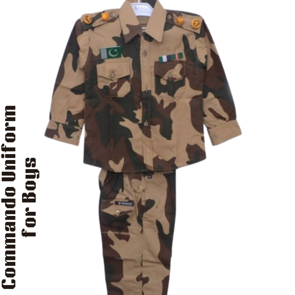 Army Commando Uniform Dress Costume for Kids | Daraz.pk