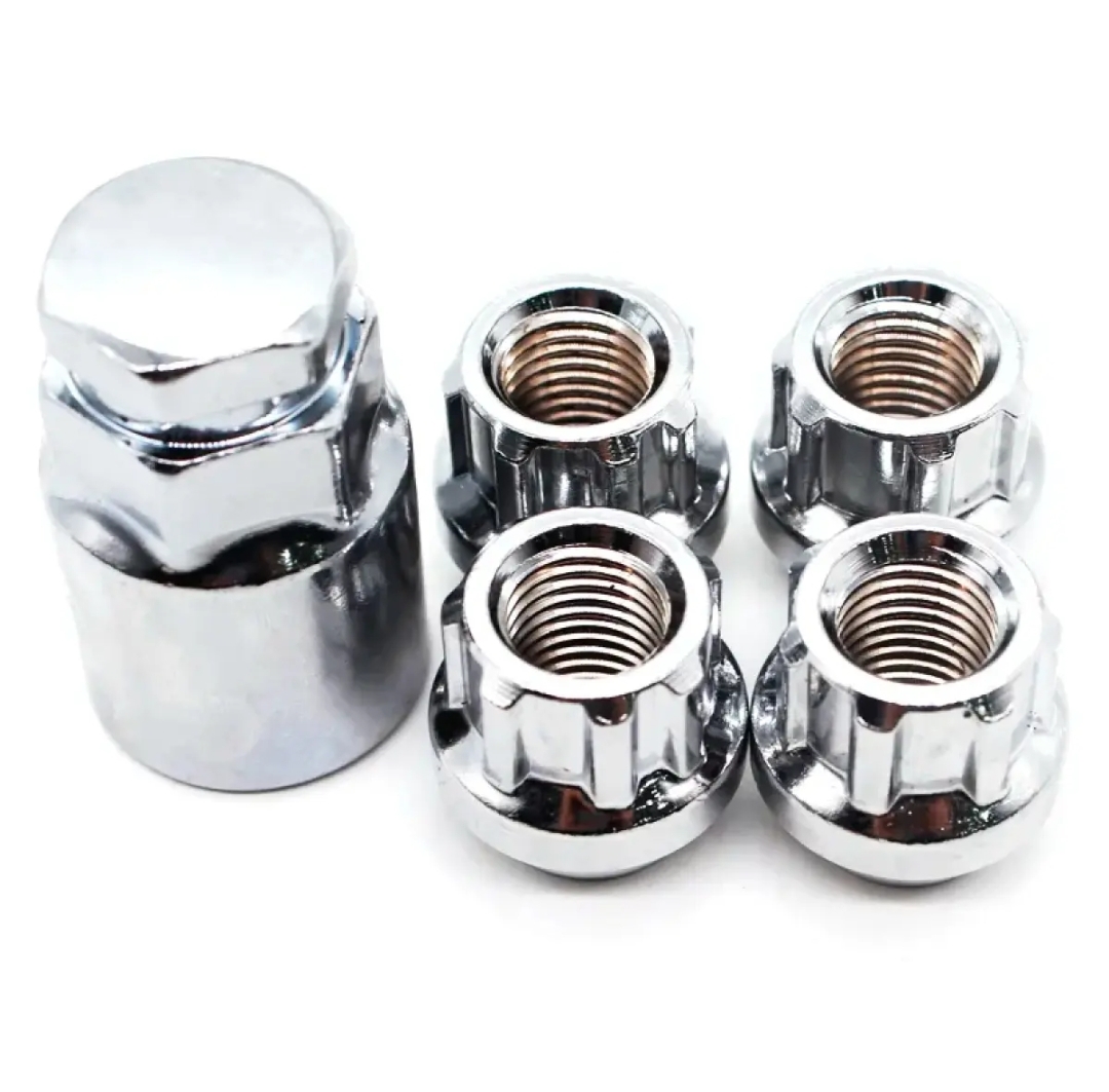 1 Set - Anti Theft Wheel Nuts Lock (M12 x 1.5) (Universal Open Ended ...