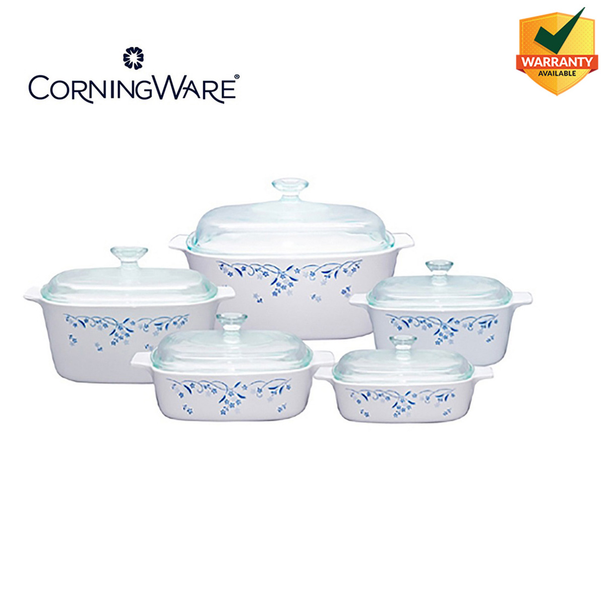 CorningWare Classics 10-piece Pyroceram Cookware Set | Daraz.pk
