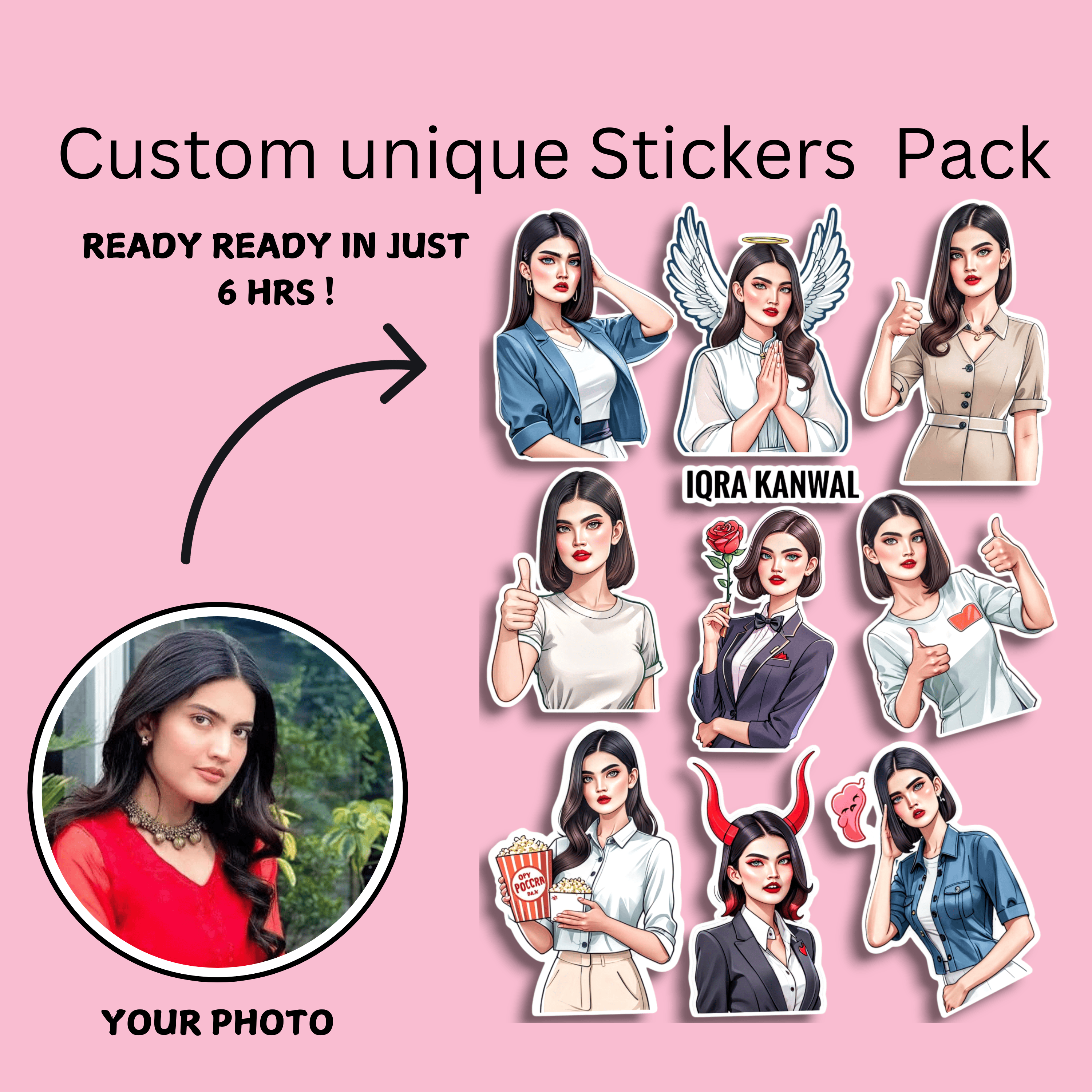 customize Stickers for Girls | Kids | and Journals | Trendy Sticker ...