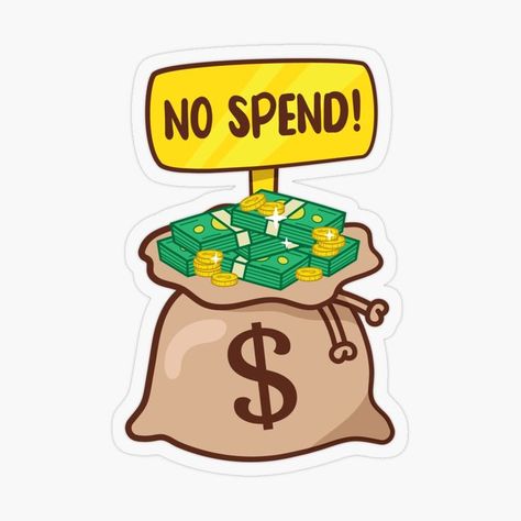 Money Bag Sticker - 3 inch x 3 inch Sticker for Mobile - Sticker For ...