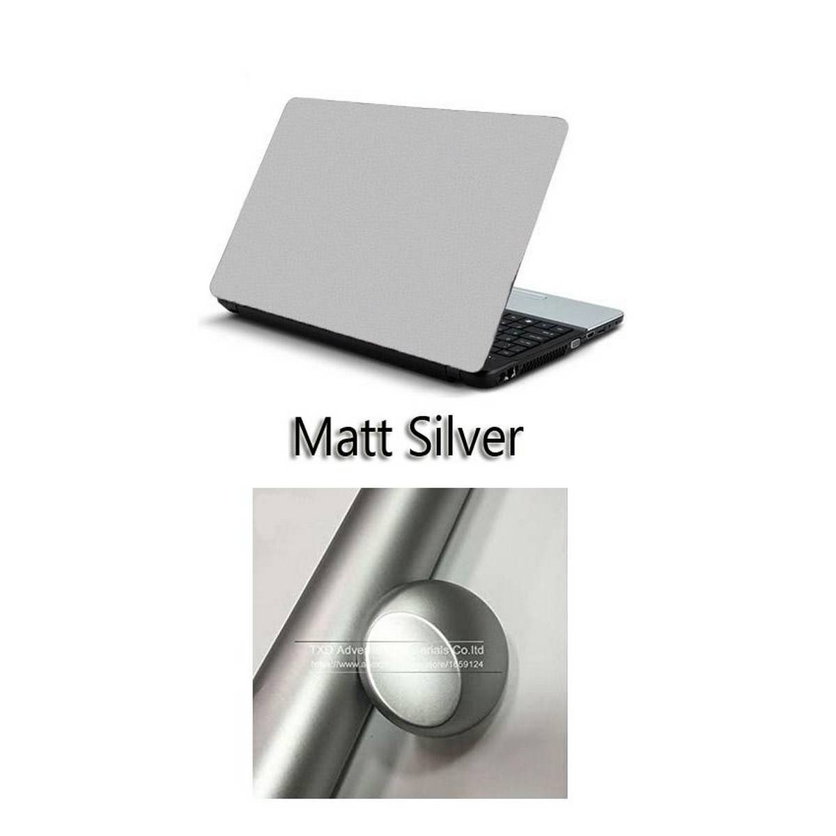 Universal Laptop Back Skin Matte Texture-Laptop Back Solid Color Skin ...