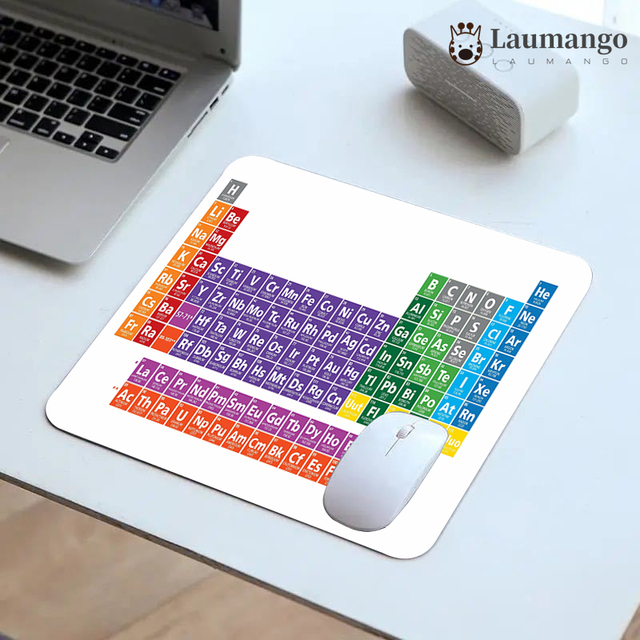 Mousepad Periodic Table Of The Elements Mat Office Keyboard Gaming ...