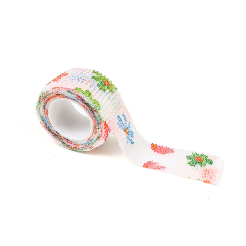 2.5x450cm Cartoons Cute Print Sport Elastic Bandage Self-fixing ...