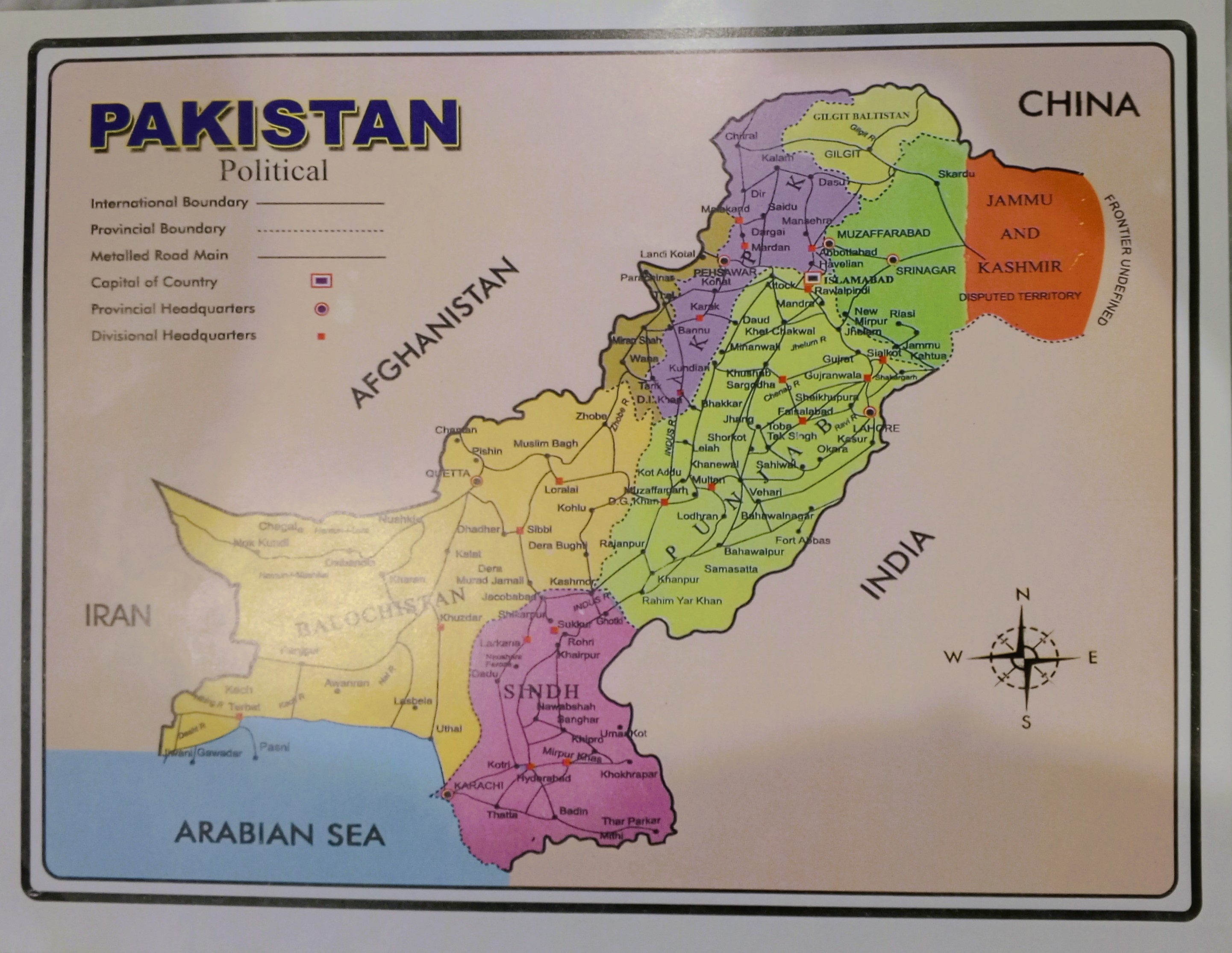 Map of World , Pakistan and Islamic Countries including Outline Map ...