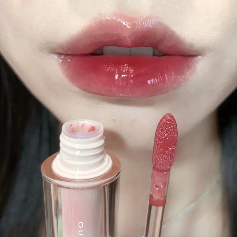 Iced Tea Mirror Lip Glaze Watery Lip Gloss Waterproof Lasting ...