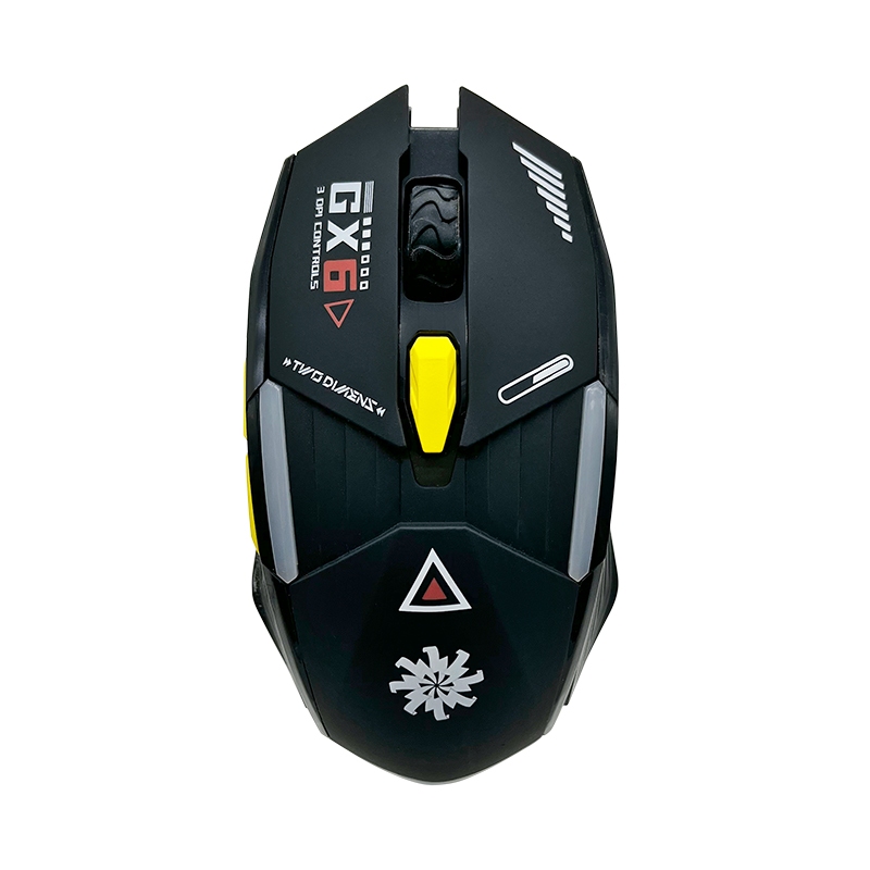 GX6 2.4ghz Rechargeable Wireless Gaming Mouse RGB Light Silent Click 6 ...