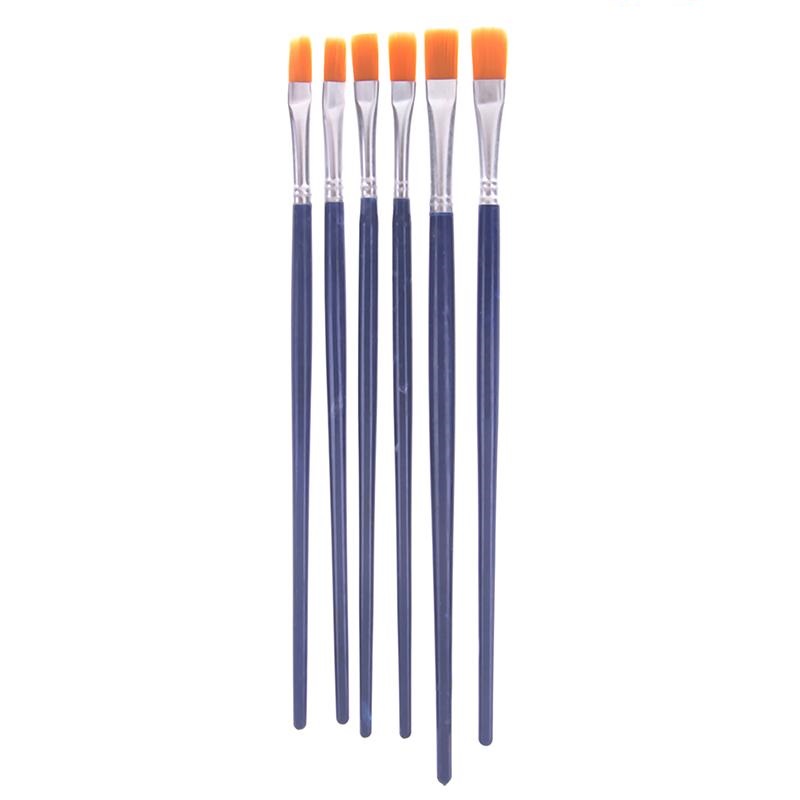 Pack of 6 Paint Brushes - High Quality Paint Brushes Set - Acrylic ...