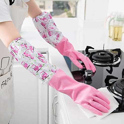 Extra Long Washing Gloves Cleaning Dish Washing Gloves Waterproof ...