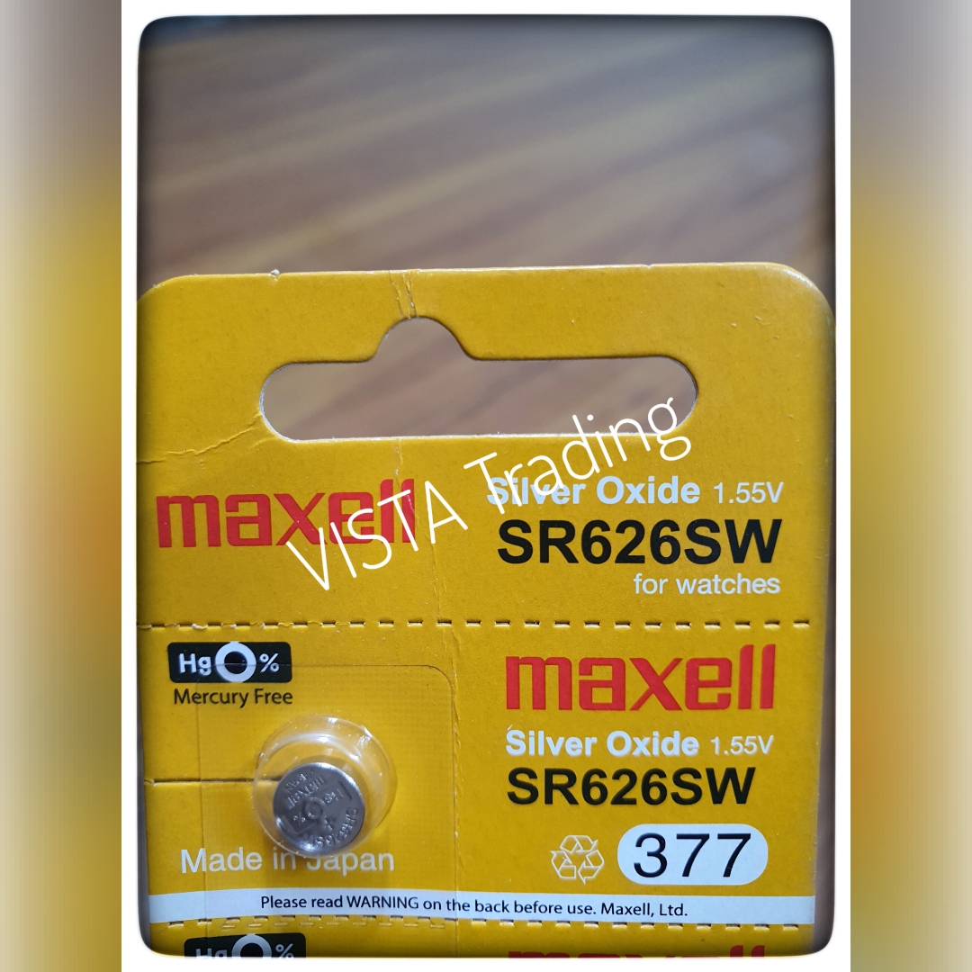 1 Piece of Original Japanese 377, AG4, LR626, SR626SW, LR66, Button ...