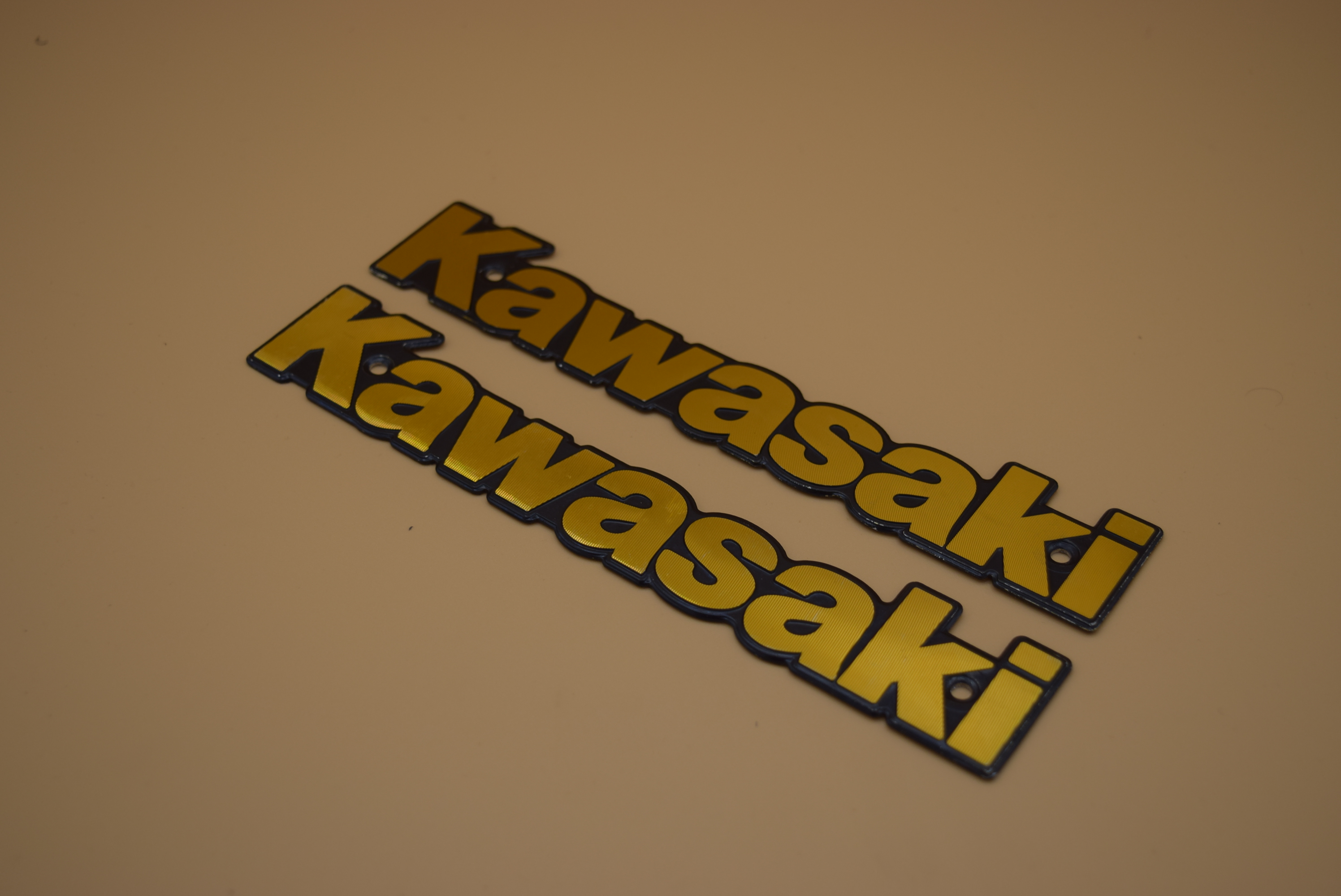 Kawasaki GTO 125 2 Stroke Down Model Front Tanki Tapa Monogram In Metal ...