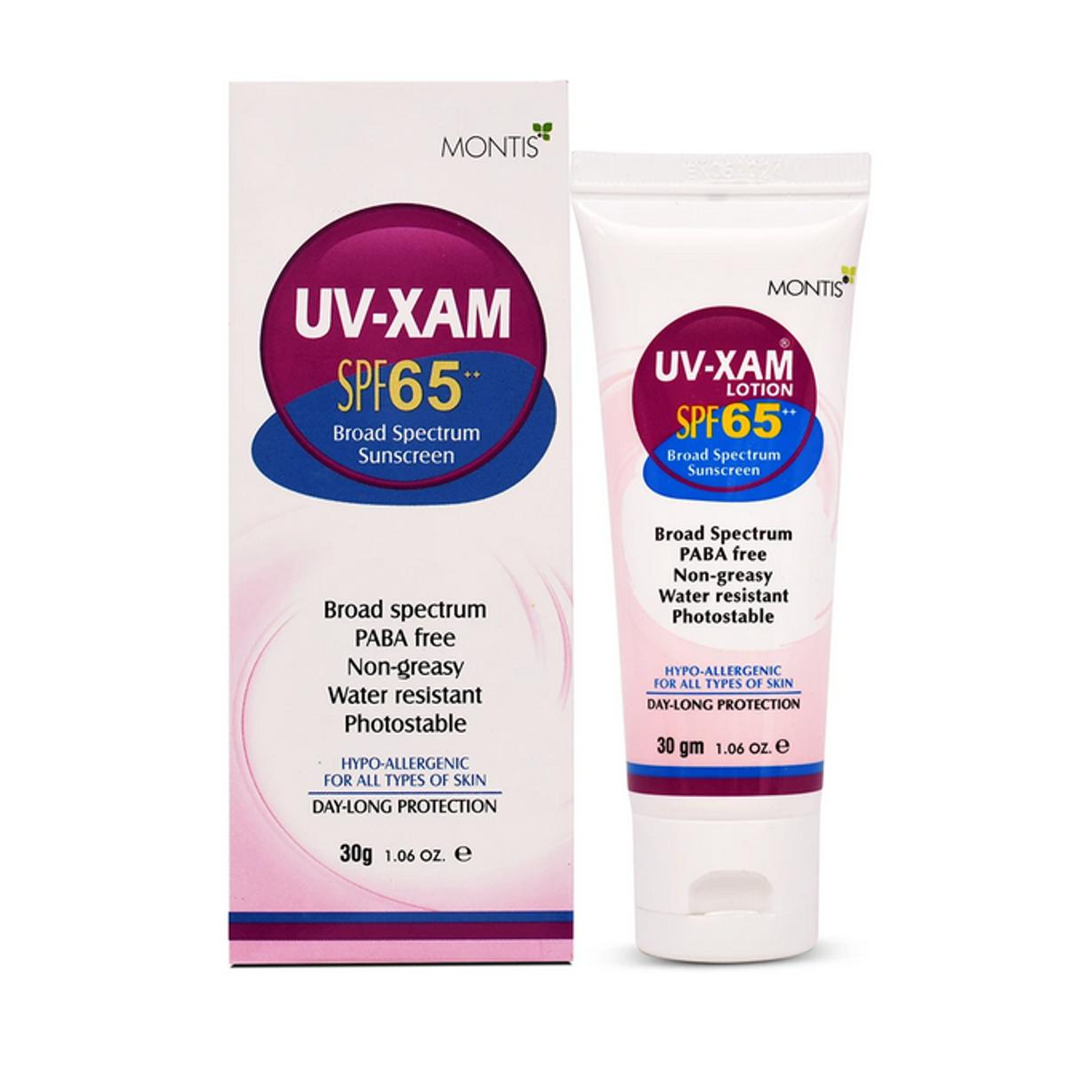 UV XAM SPF 65++ Lotion-Broad Spectrum Sunscreen | 30g | Daraz.pk