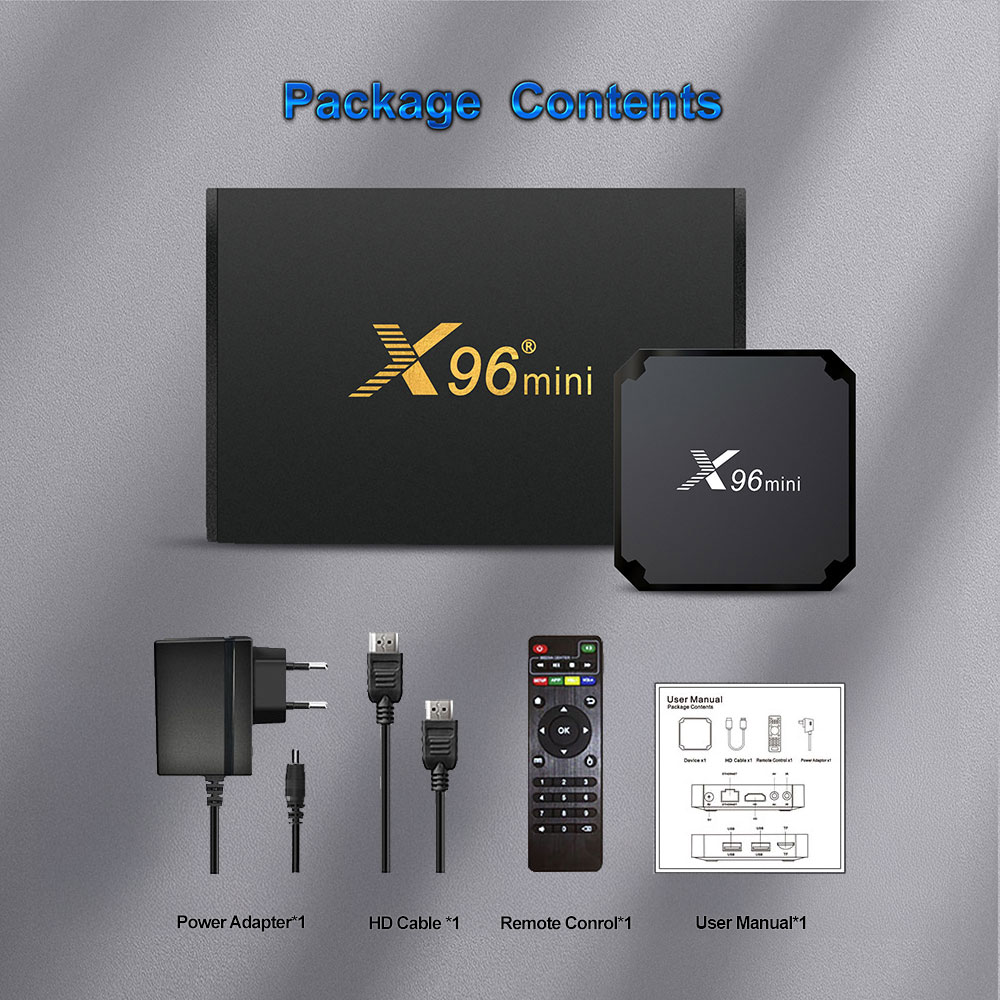 X96 Mini X96 Mini Android 10.0 TV Box 2GB RAM 16GB ROM 4K Burundi