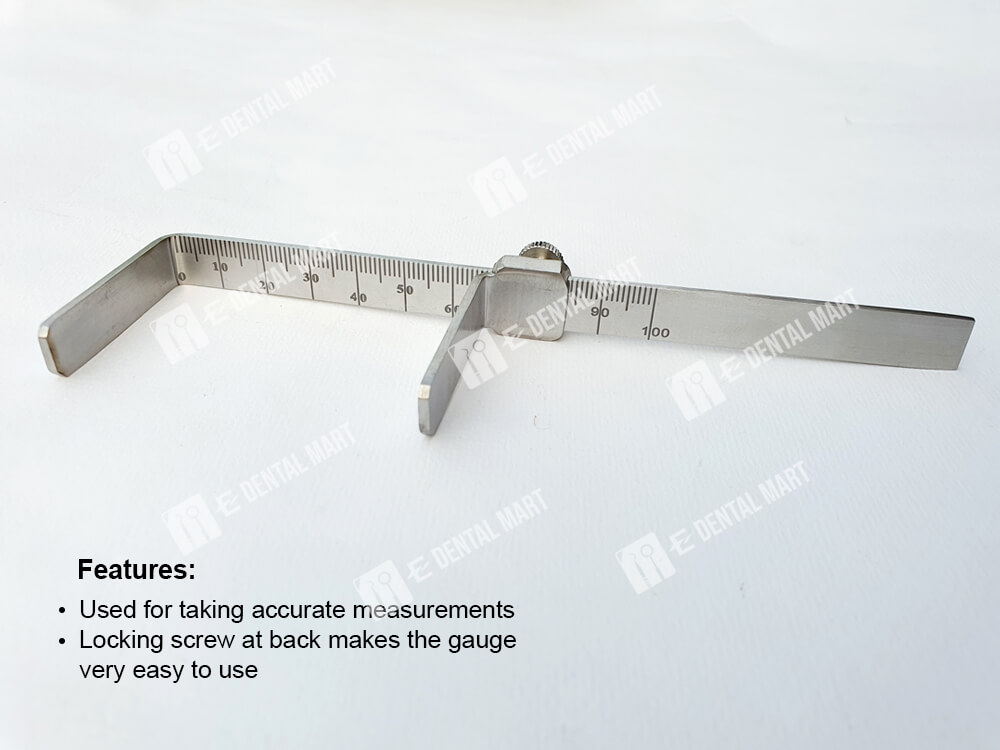 IXW012 Willis Bite Gauge Autoclavable, 56% OFF