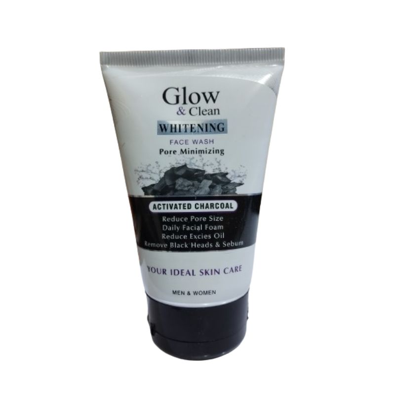Glow and Clean Whitening Face Wash With Activated Charcol Pore ...