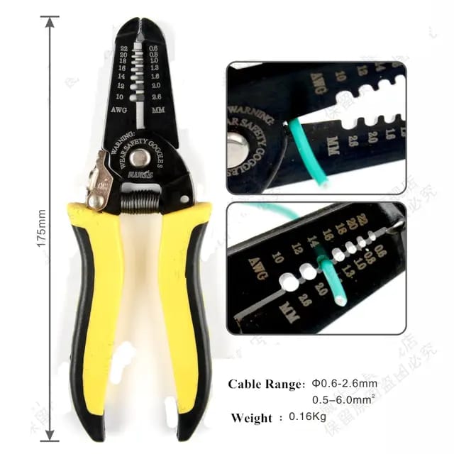 Wire Strippers Cutter Crimpers Insulation Remover Plier | Daraz.pk