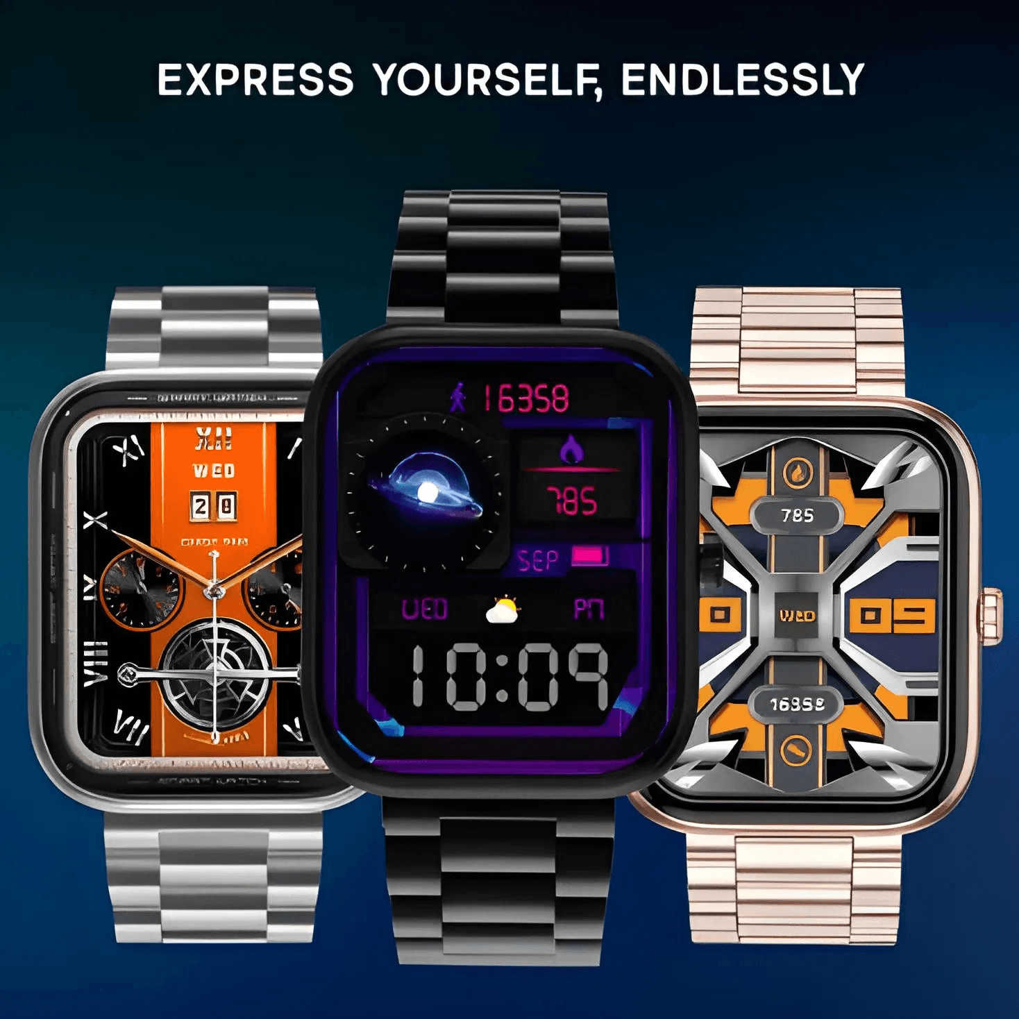 Zero® Meta Smart Watch | 1.32” LCD Display, Bluetooth Calling, 150 ...