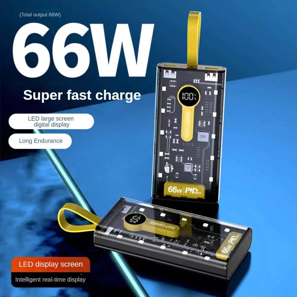 j cell 10000mah Powerbank with 4 in 1 Built in Cable 5V 2A Powerbank ...