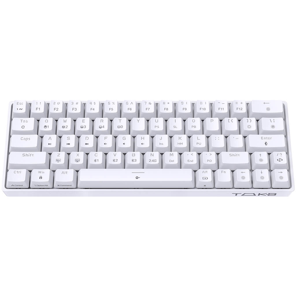 Kemove TMKB T63 60% Wireless RGB Mechanical Gaming Keyboard White ...