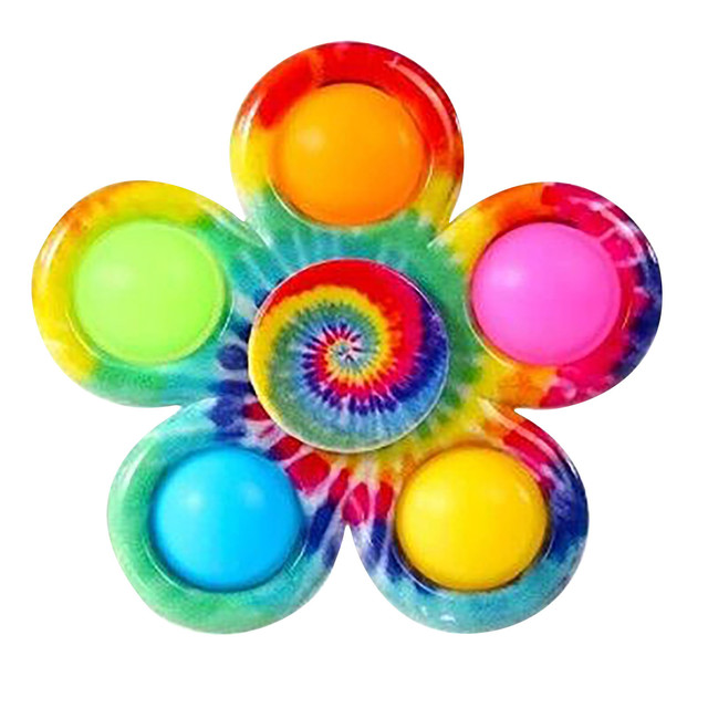 Mini Pops Fidget Toy Its Simple Dimple Keychain Antistress Relief Its Anxiety Sensory Squeeze