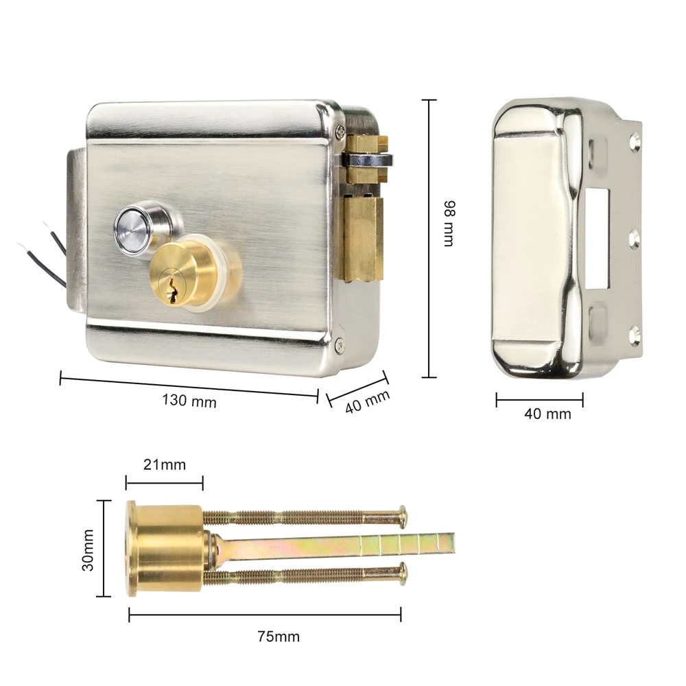 Electronic Door Lock Suitable for Outdoor Main Metal Gate Wood gate ...