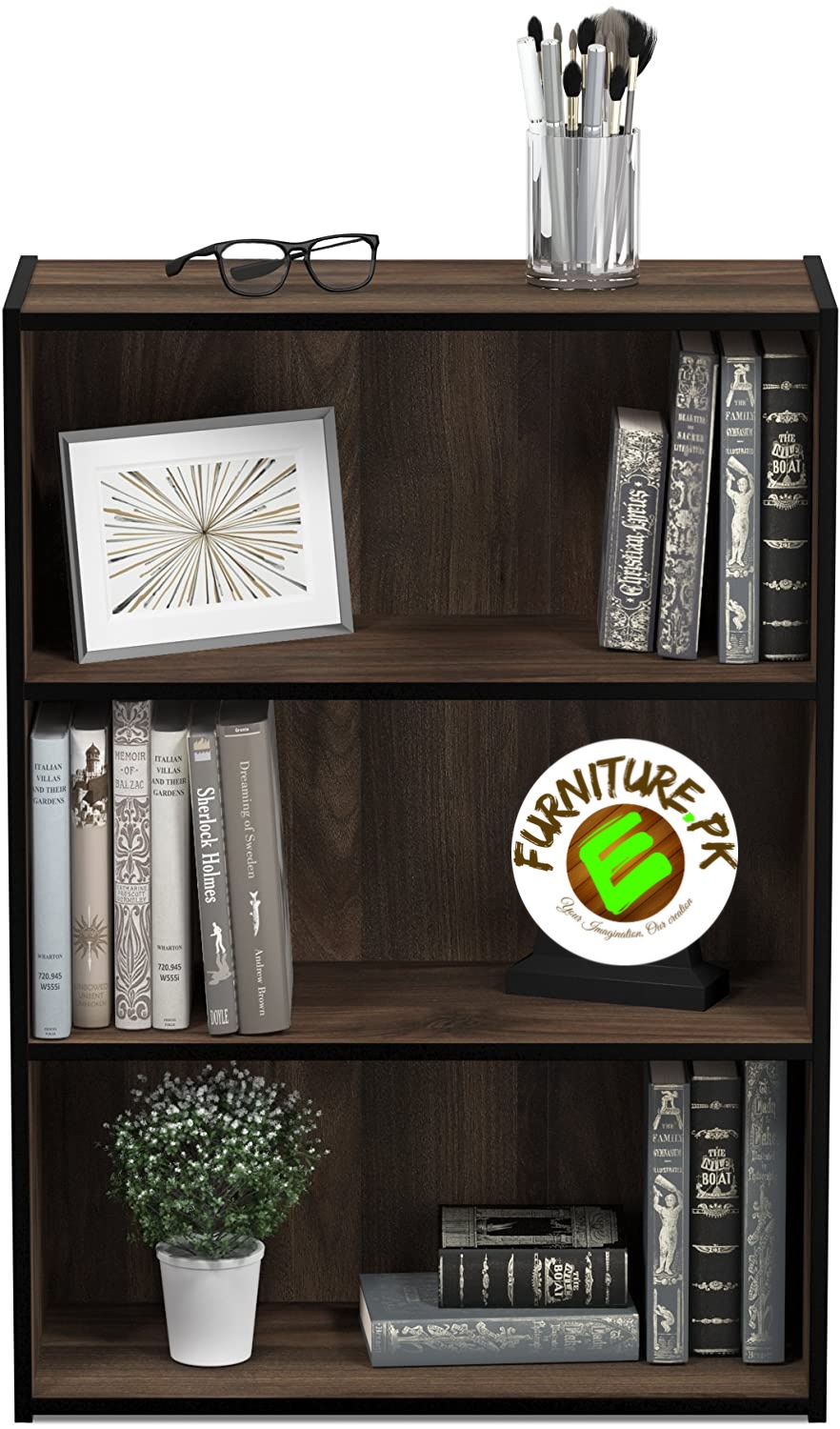 3-Tier Multipurpose Open Book rack Book Shelf by eFurniturePK | Daraz.pk