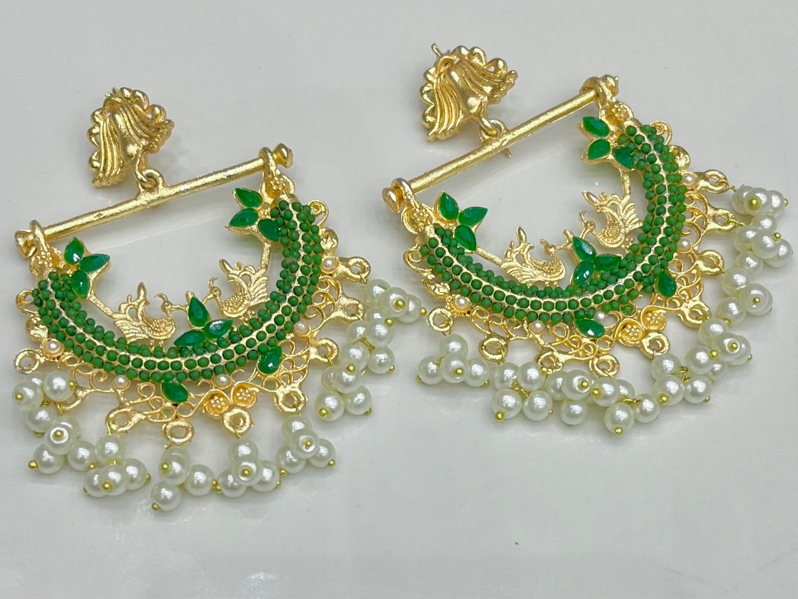 High Quality Chand Bali/Earring With Stones For Girls & Woman | Daraz.pk